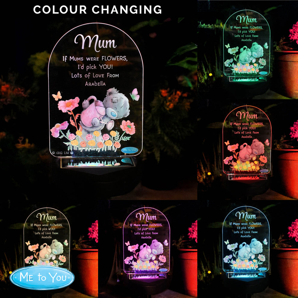 Personalised Me to You Garden LED Solar Light – Always Personal