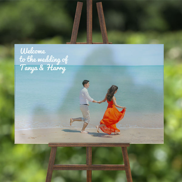 Personalised Photo Wedding Sign Image Upload Add Any Message | Always ...